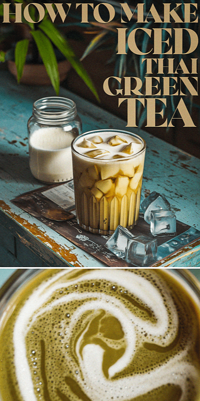 How To Make Iced Thai Green Tea