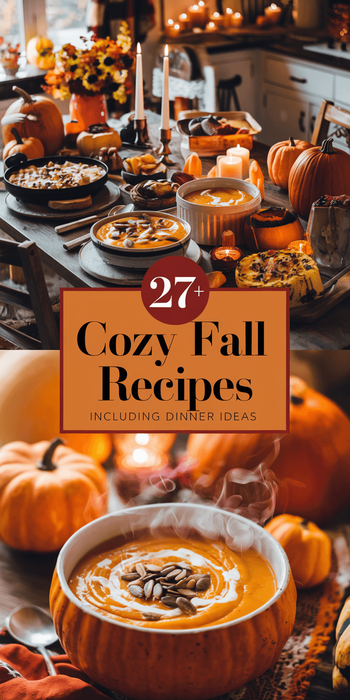 27+ Cozy Fall Recipes Including Dinner Ideas