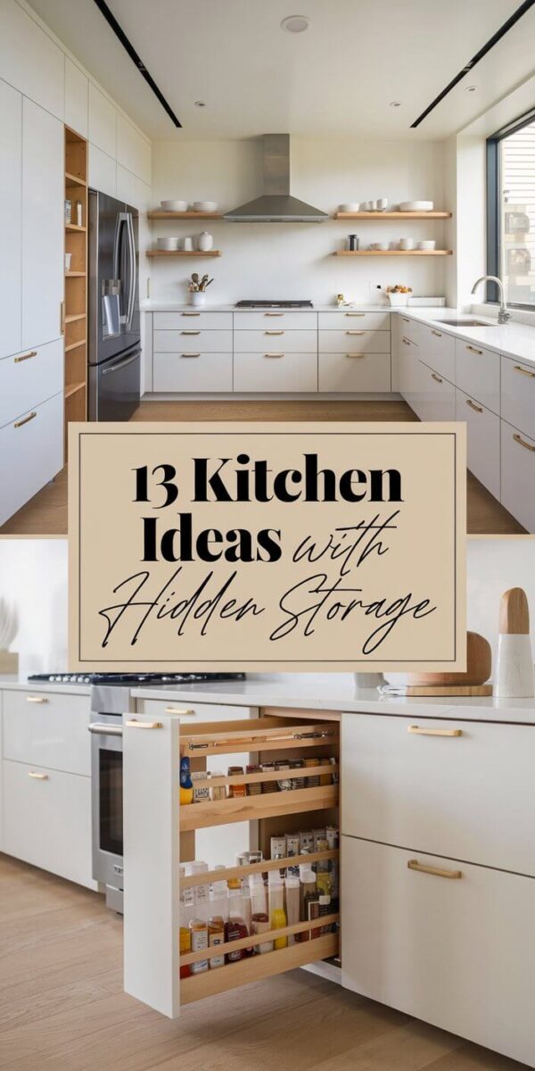 13 Kitchen Ideas With Hidden Storage