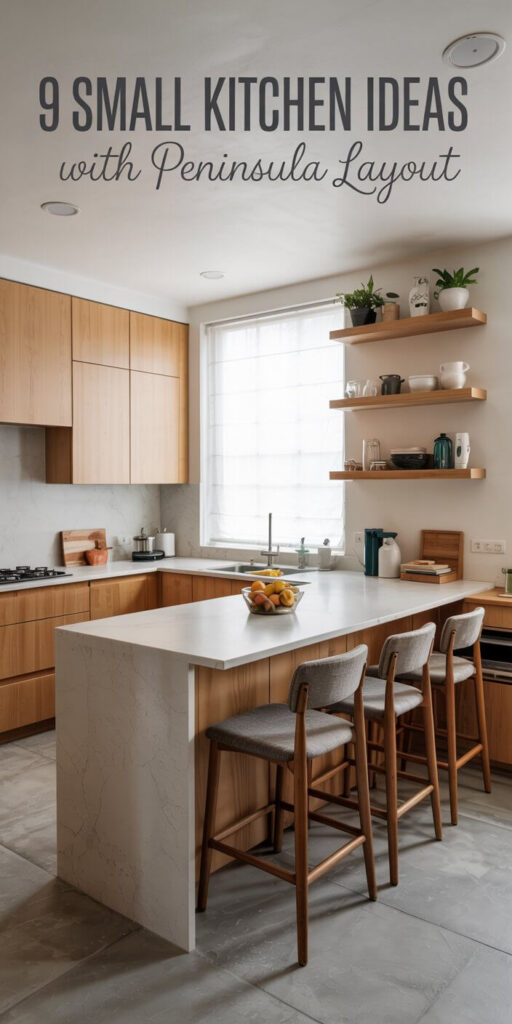 9 Small Kitchen Ideas With Peninsula Layout